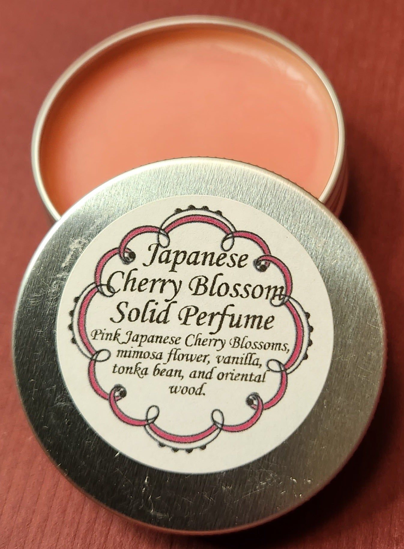 Japanese Cherry Blossoms Solid Perfume – H2 Soaps, LLC